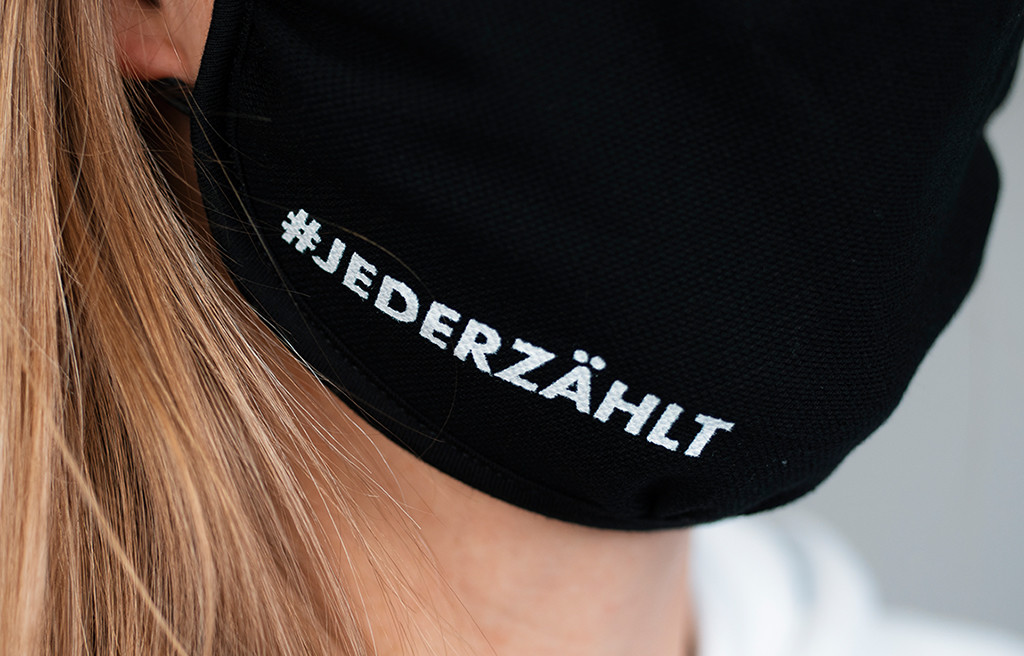 Stoffmasken mit eigenem Logo - MACH DEINS DRAUS Berlin